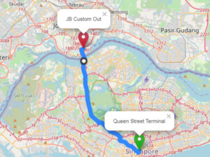 CW Bus Transport From Singapore To JB Via Woodlands Or Tuas Checkpoints