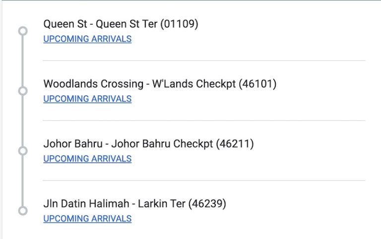 Singapore-Johore Express (SJE) Bus Transport To JB From SG