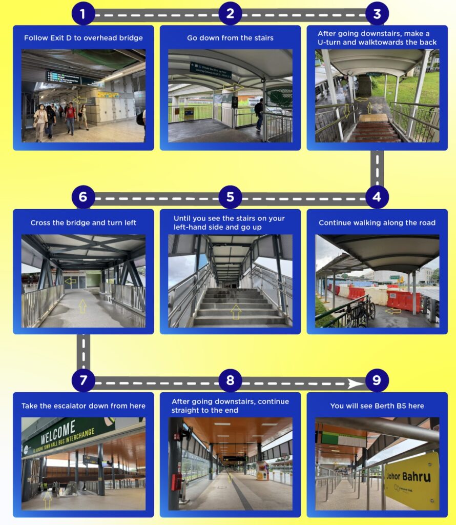 CW Bus Transport From Singapore To JB Via Woodlands Or Tuas Checkpoints